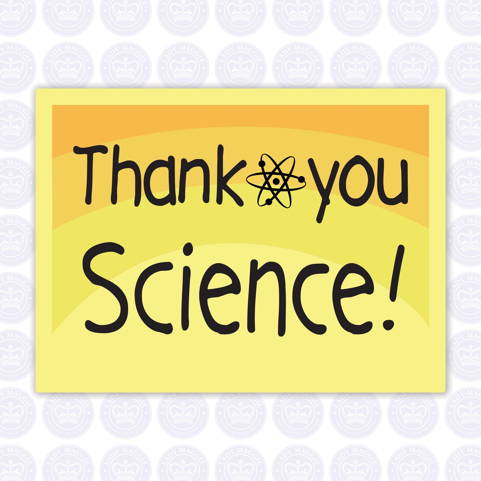 Thank You Science Decal Teacher Decal Darwin Decal - Etsy UK