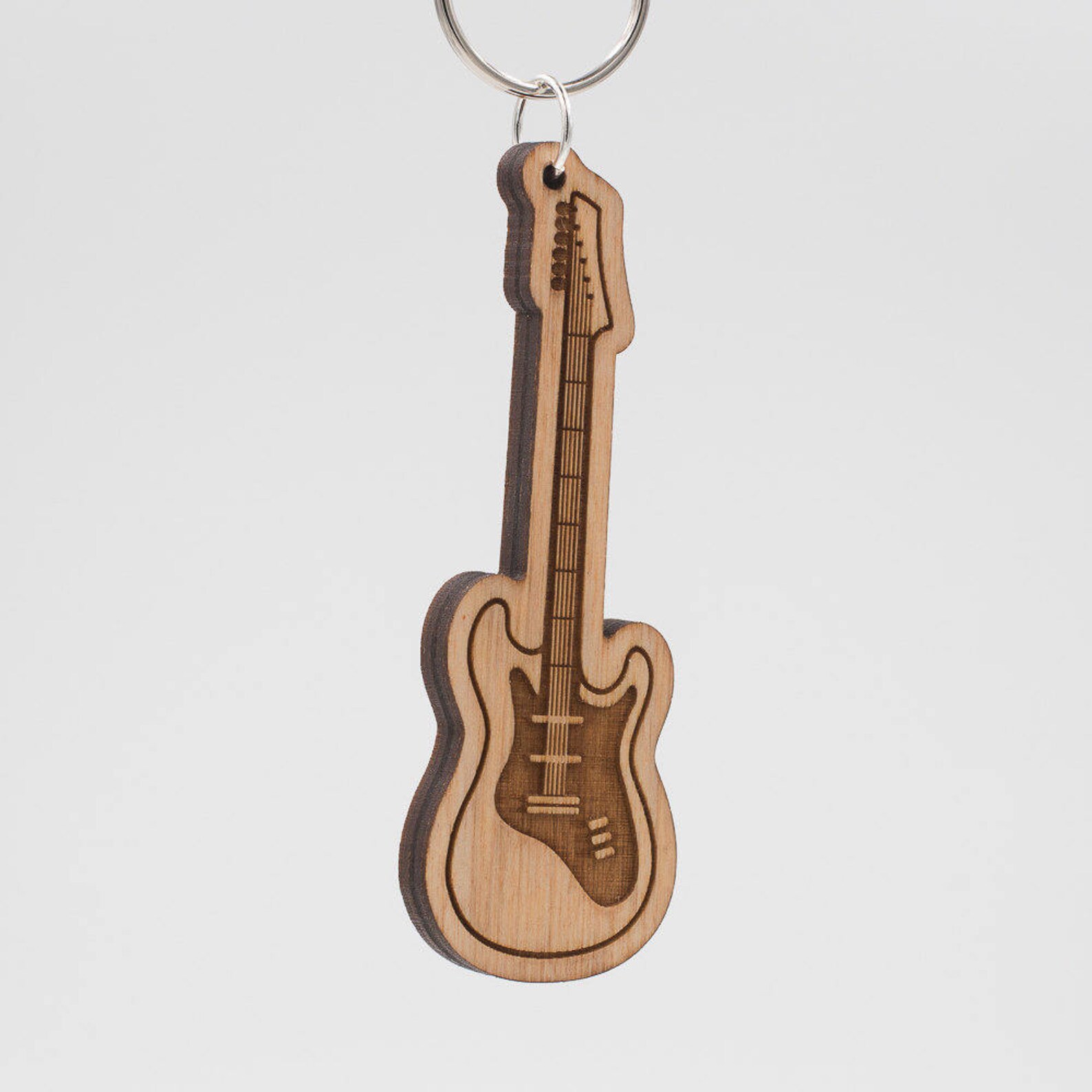 Stratocaster Guitar Keychain Fender Stratocaster Electric - Etsy