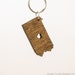Pennsylvania Wooden Keychain PA State Keychain Wooden - Etsy