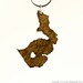 Michigan Wooden Keychain - MI State Keychain - Wooden Michigan Carved ...