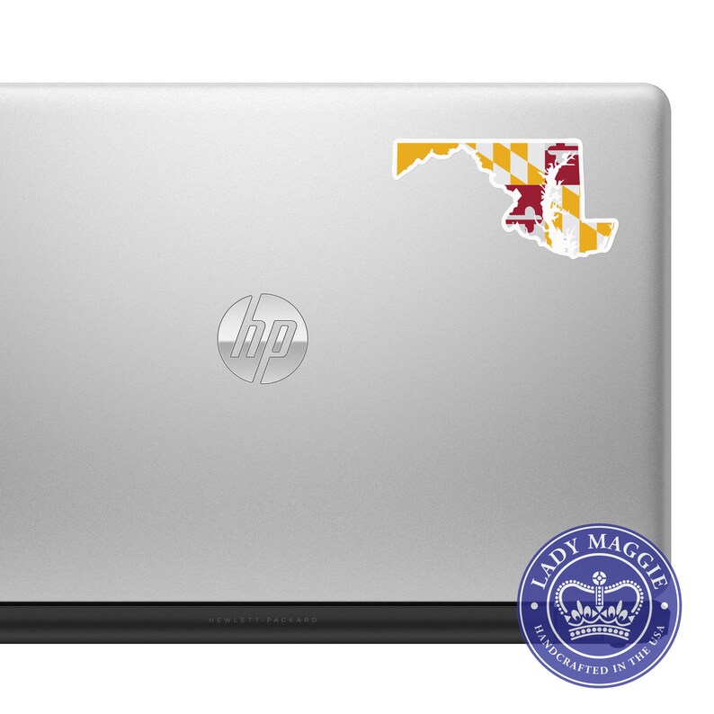 Maryland Decal MD State Flag Decal Maryland State Bumper - Etsy