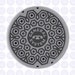 General System Manhole Logo Bumper Sticker - Mandala Logo Decal ...