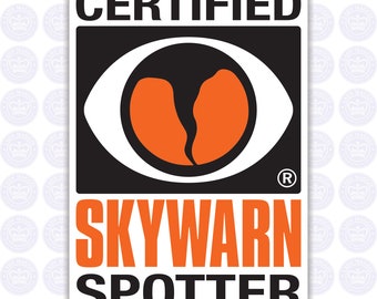 SKYWARN Decal - NWS SKYWARN Storm Spotter Decal - Skywarn Bumper ...