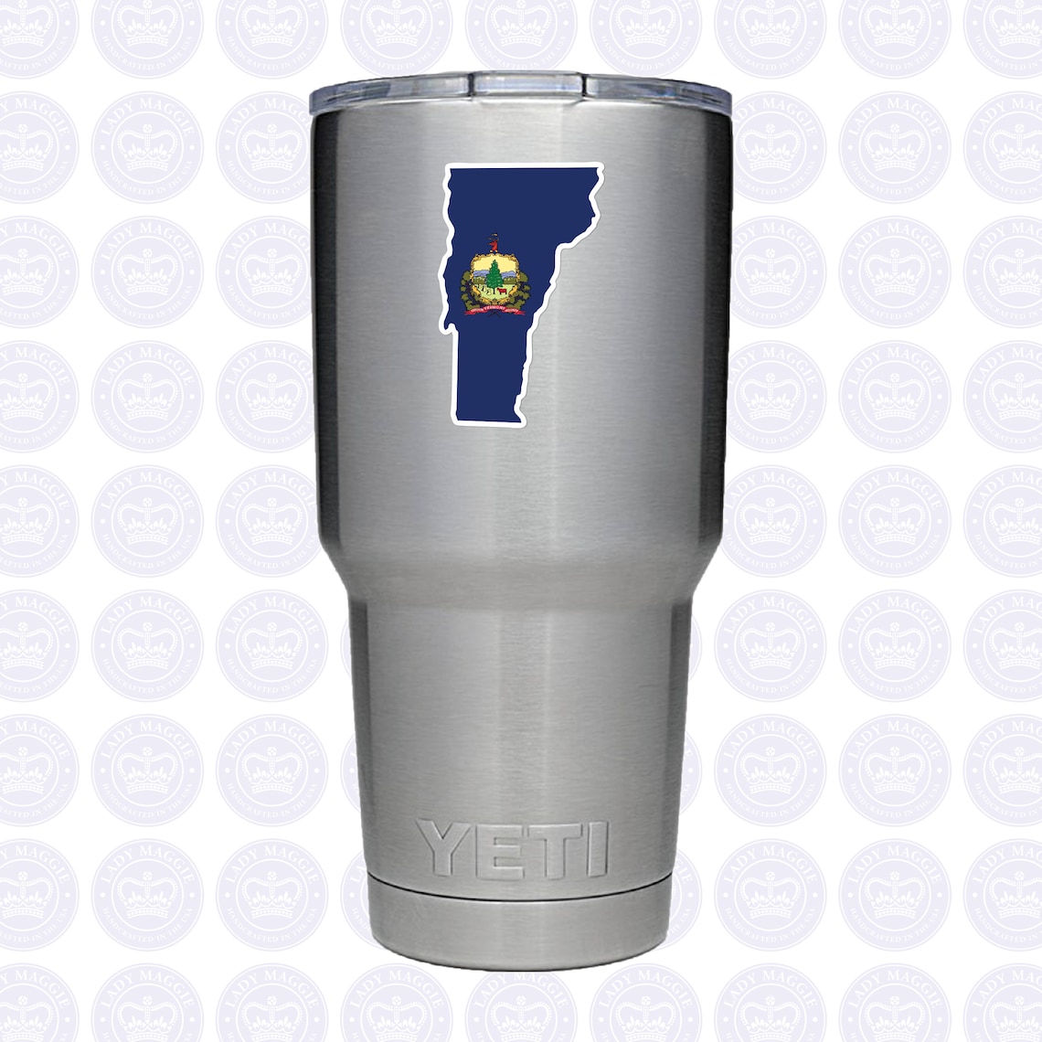 Vermont Decal VT State Flag Decal Vermont State Bumper | Etsy