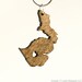 Michigan Wooden Keychain - MI State Keychain - Wooden Michigan Carved ...