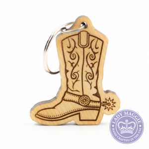 Cowboy Boot Keychain - Boot Keyring - Western Boot Keychain - Cowboy ...