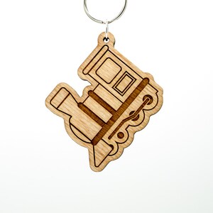 Train Keychain Locomotive Keychain Choo Choo Train Keychain Train ...