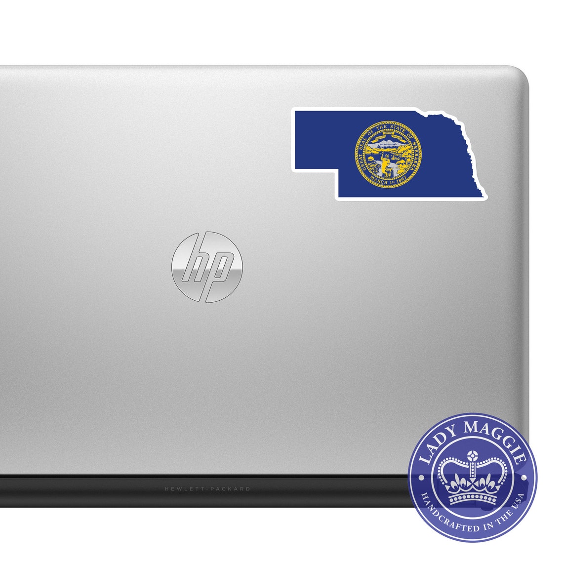 Nebraska Decal NE State Flag Decal Nebraska State Bumper - Etsy