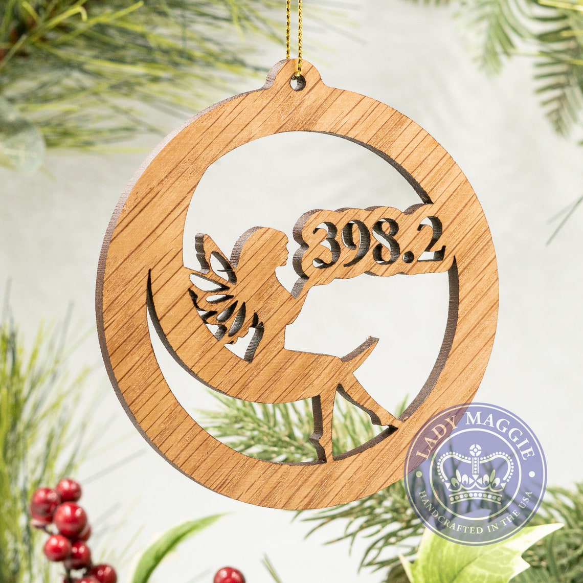Dewey Decimal Fairy Tales Christmas Ornament - 398.2 - I Still Believe ...