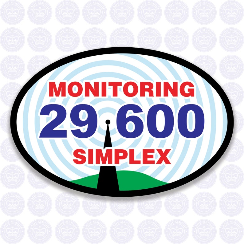 29.600 10m National Simplex Calling Frequency Decal - Etsy