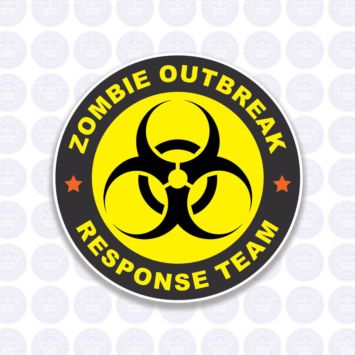 Zombie Outbreak Response Team Decal Zombie Decal Zombie | Etsy