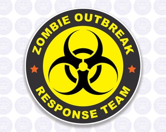 Zombie Response Team Decal - Etsy