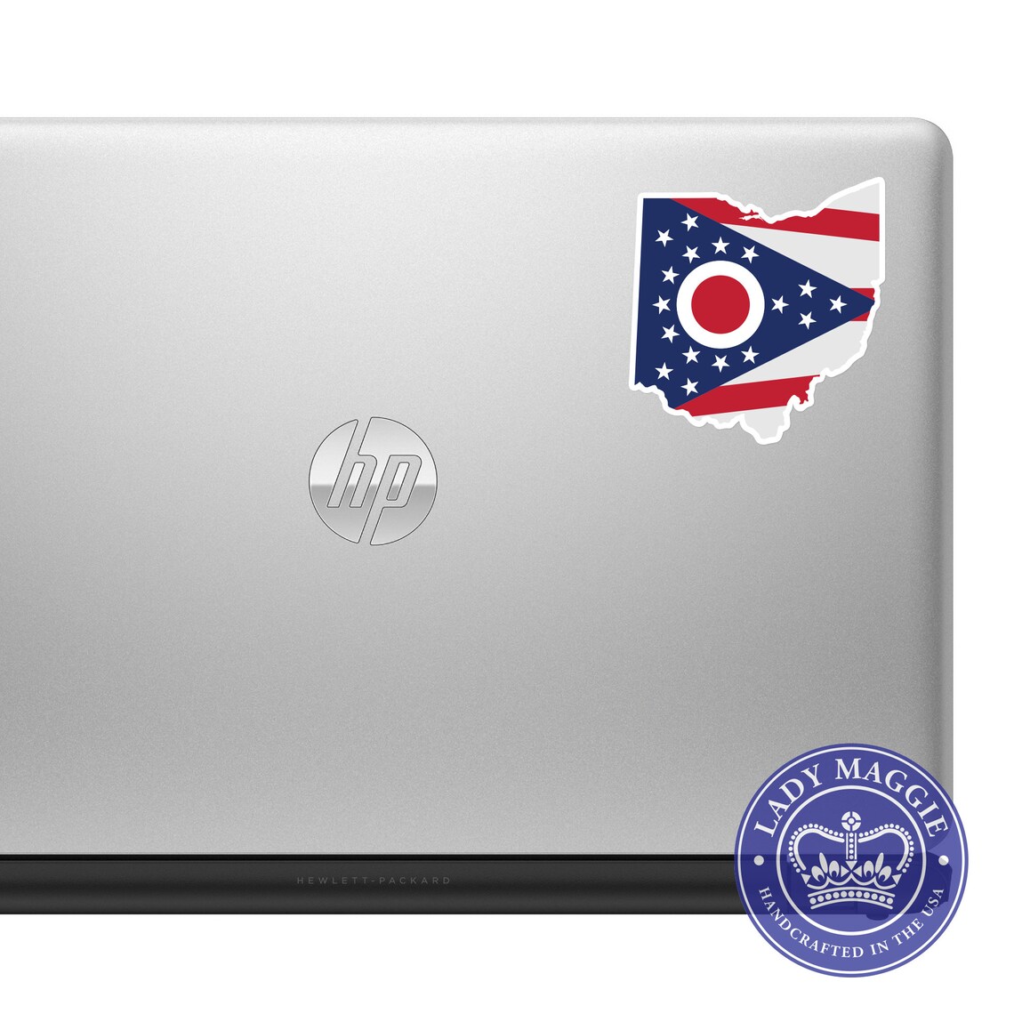 Ohio Decal - OH State Flag Decal - Ohio State Bumper Sticker - State of ...