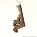 Maryland Wooden Keychain MD State Keychain Wooden Maryland Carved Key ...