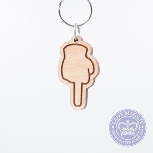 Middle Finger Emoji Keychain Raised Middle Finger Emoji Obscene Gesture ...