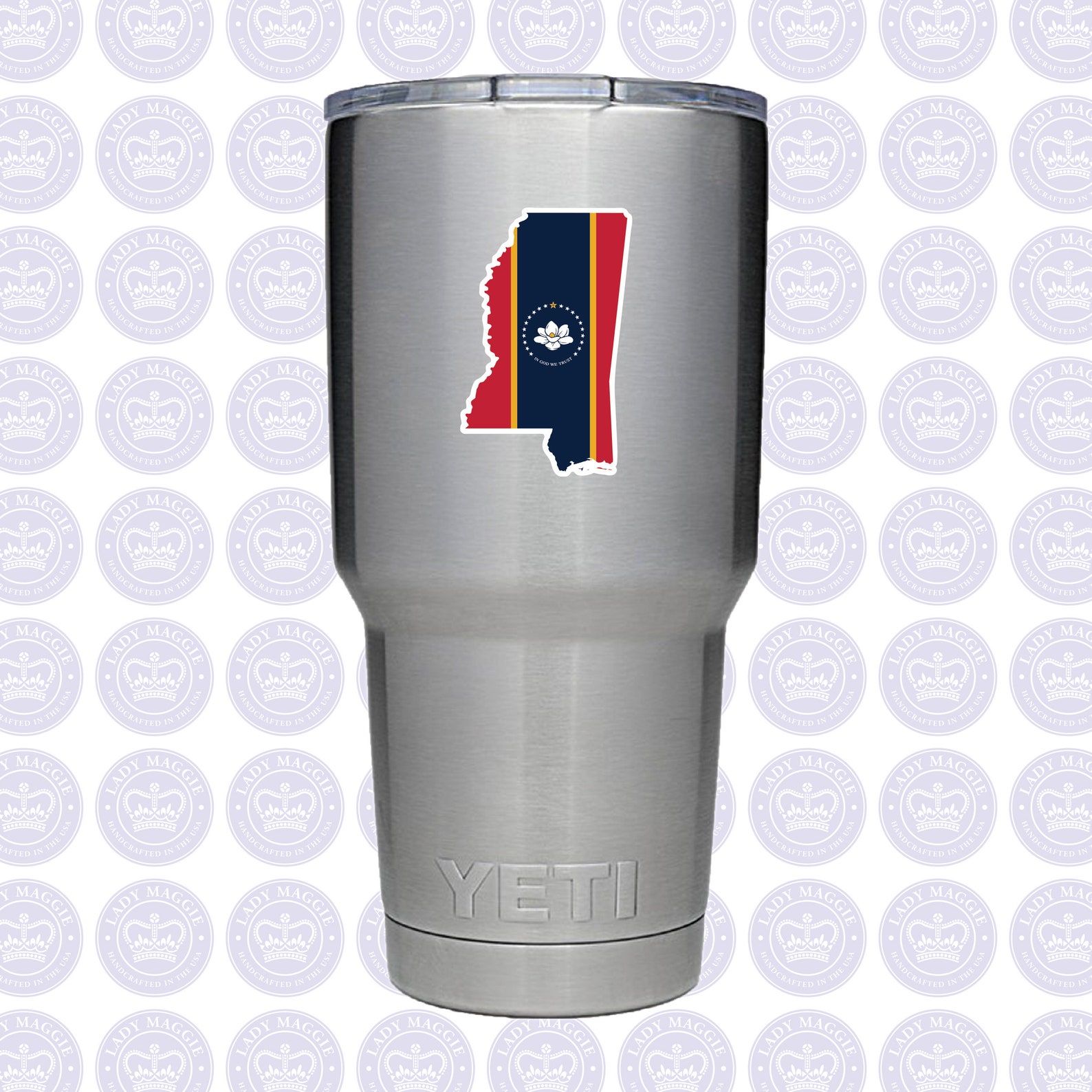 Mississippi Decal New MS State Flag Decal Mississippi - Etsy