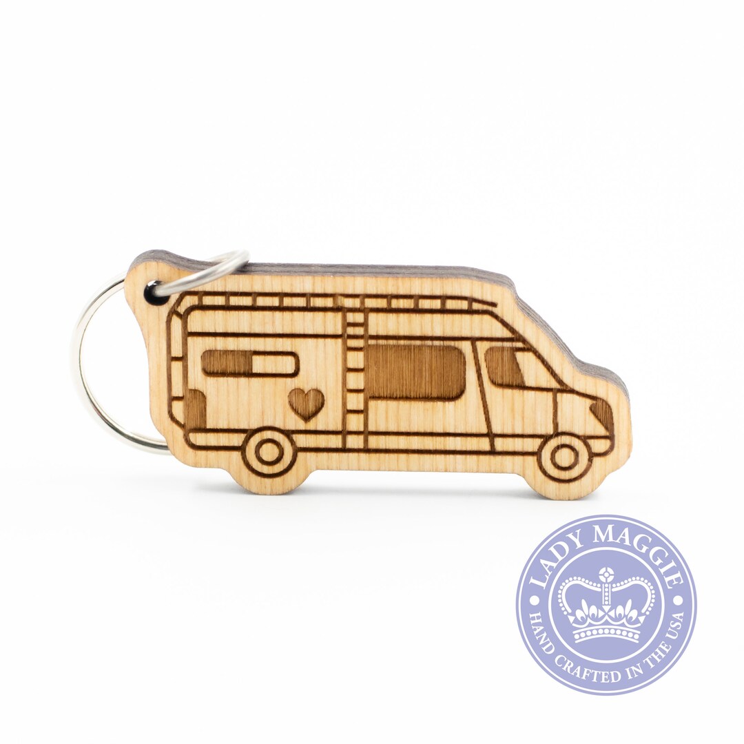 Class B Camper Keychain - Vanlife Keychain - Camper Van Keychain ...