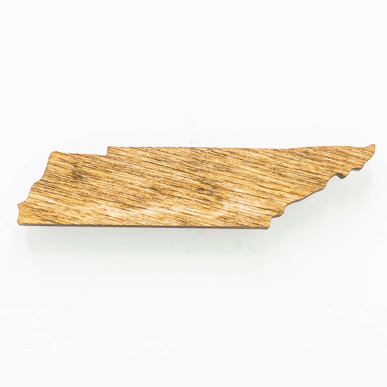 Tennessee Wooden Magnet TN State Magnet Wooden Tennessee | Etsy