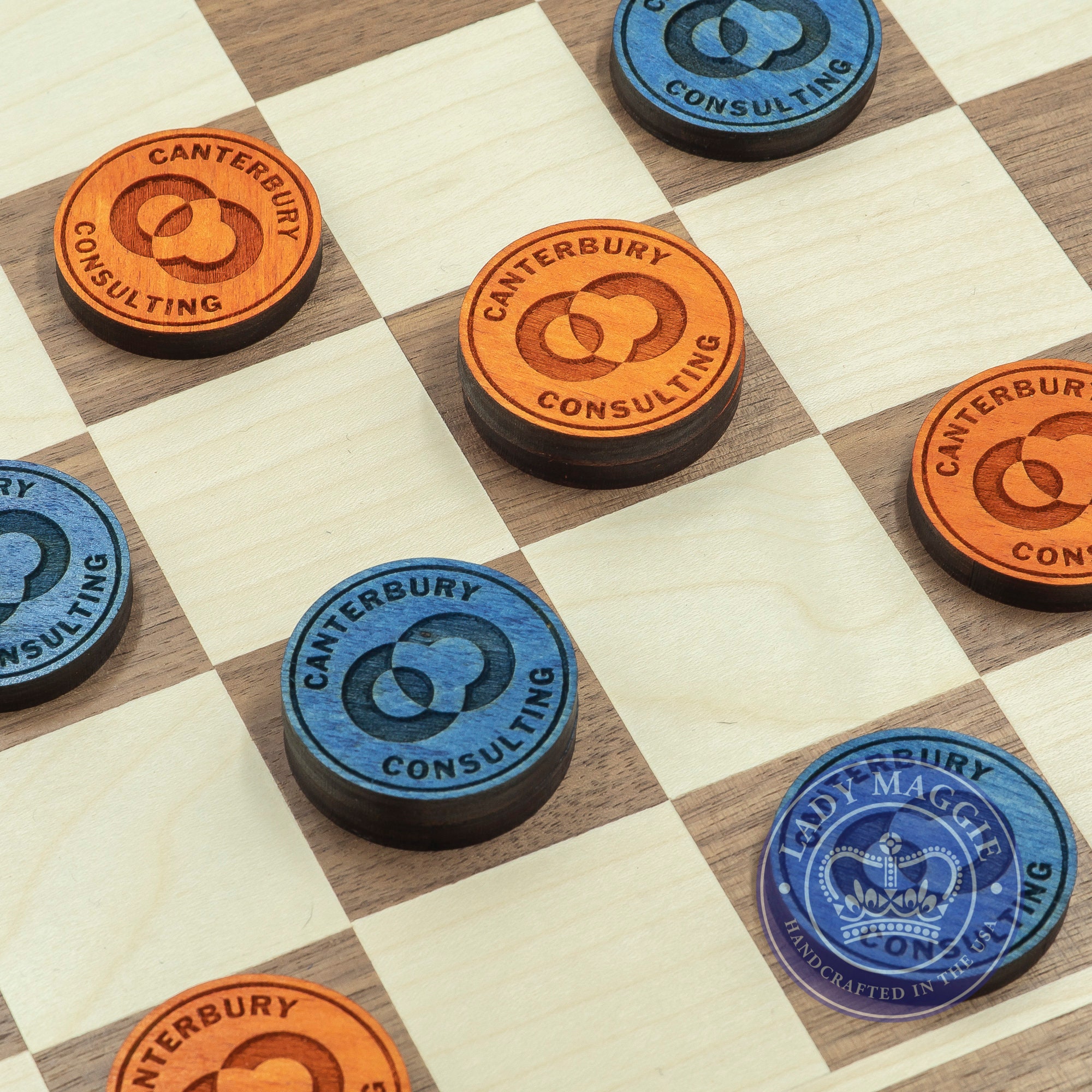 Custom Logo Checkers Pieces Custom Design Engraved Checkers | Etsy