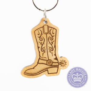 Cowboy Boot Keychain - Boot Keyring - Western Boot Keychain - Cowboy ...