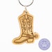 Cowboy Boot Keychain - Boot Keyring - Western Boot Keychain - Cowboy ...