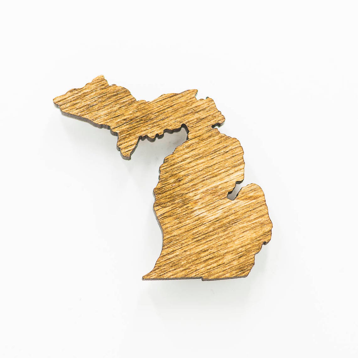 Michigan Wooden Magnet MI State Magnet State of Michigan | Etsy