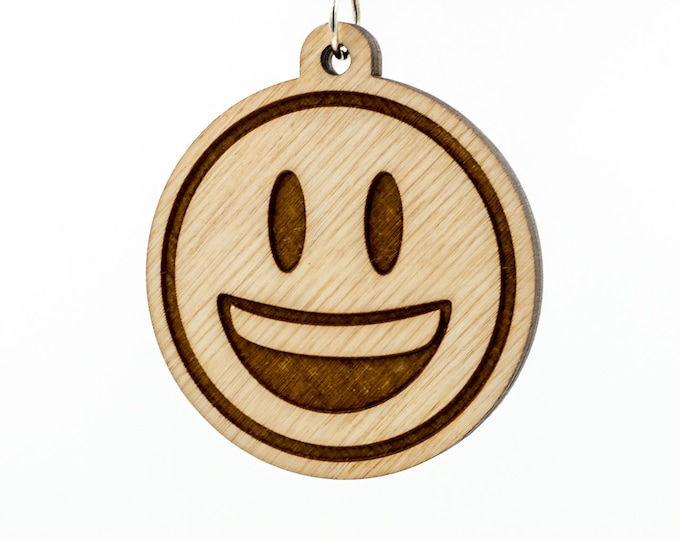 Happy Face Bag Tag, Happy Face Backpack Tag, Heart Eyes Happy Face Tag ...