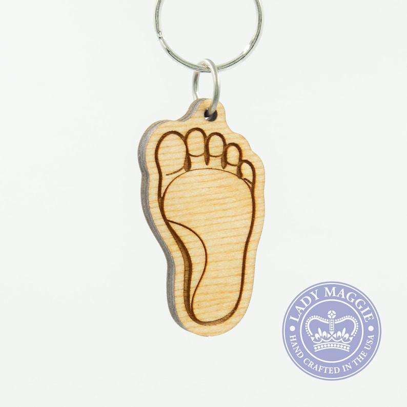 Left Foot Emoji Keychain Barefoot Emoji Keychain Left - Etsy