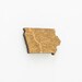 Iowa Magnet Wooden Iowa State Magnet Laser Cut IA State - Etsy