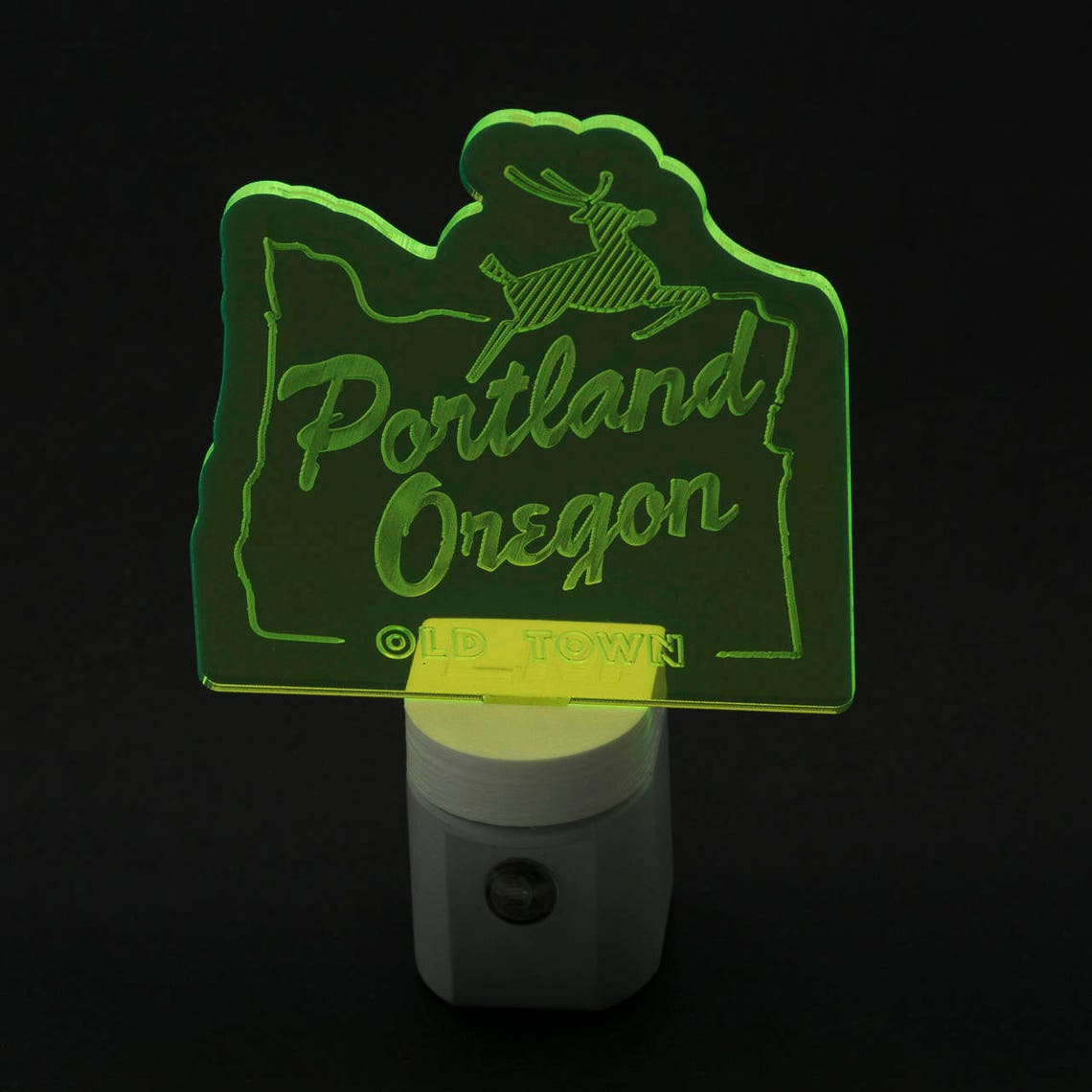 Portland Oregon Old Town Nightlight Old Town Portland LED - Etsy