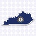 Kentucky Decal KY State Flag Decal Kentucky State Bumper - Etsy