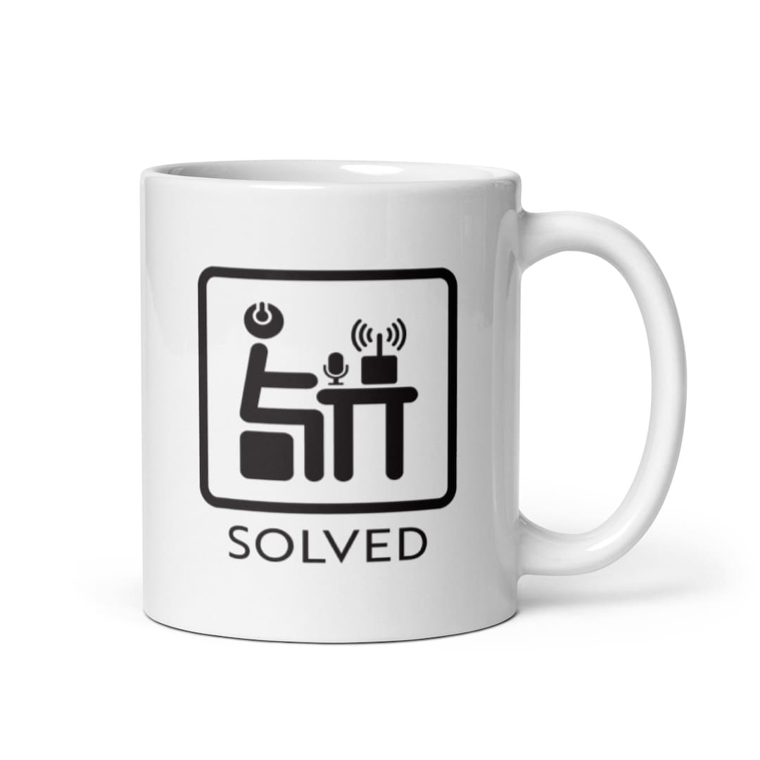Ham Radio Hobby Mug | Problem Solved - Hobby Coffee Cup | Amateur Radio ...