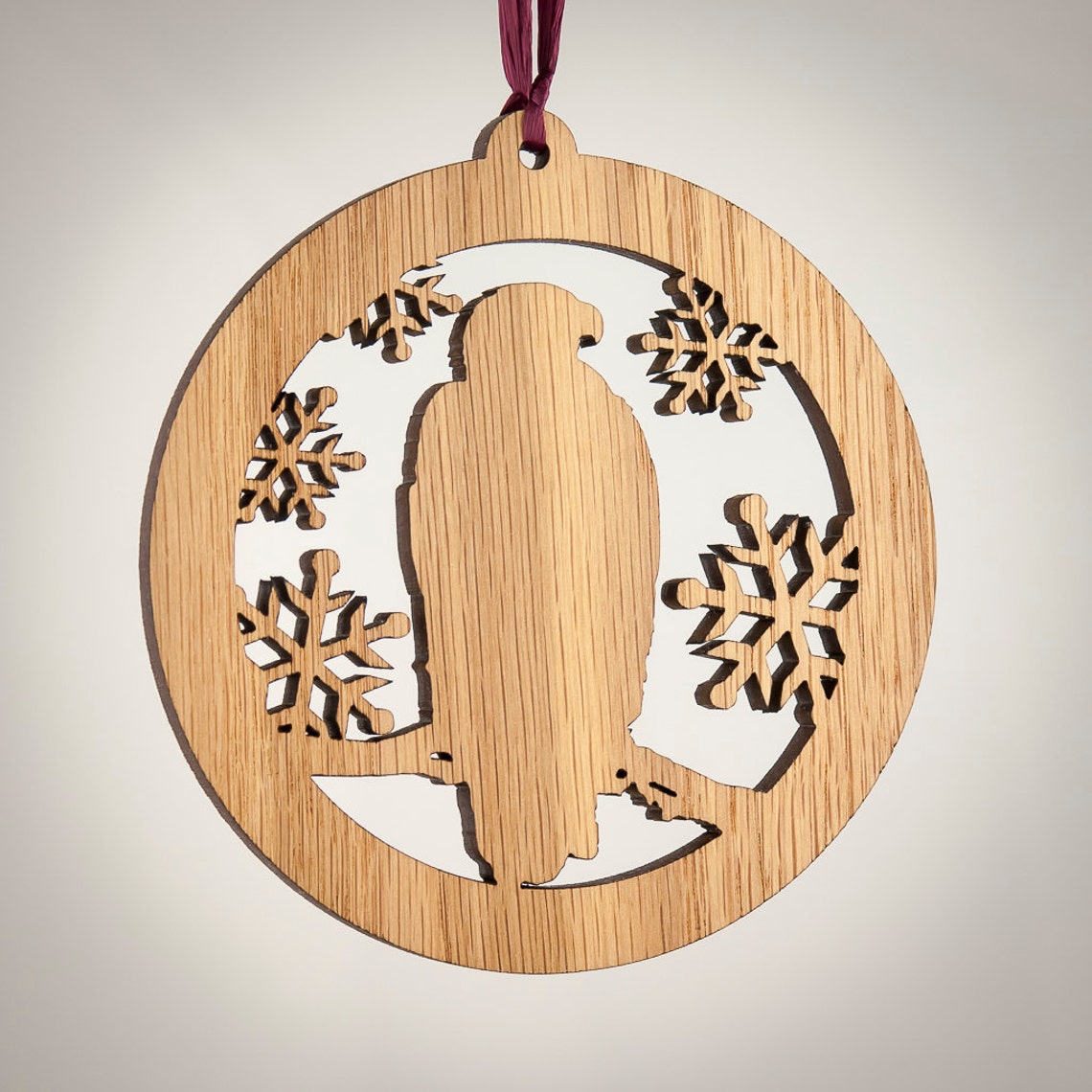 Eagle Christmas Wood Ornament American Eagle Silhouette - Etsy