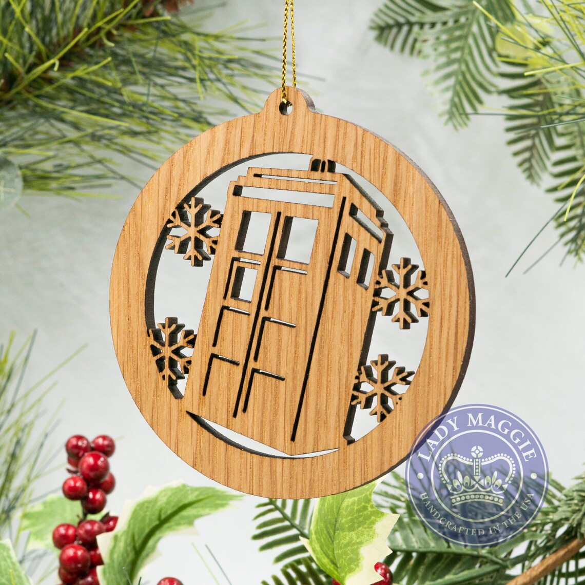 Doctor Who Flying Tardis Christmas Ornament Personalized Tree | Etsy