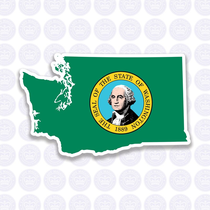 Washington State Stickers - Etsy