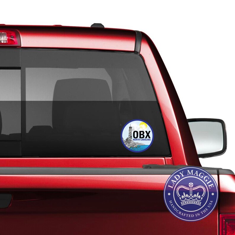OBX Decal Outer Banks Bumper Sticker OBX Outer Banks Decal - Etsy
