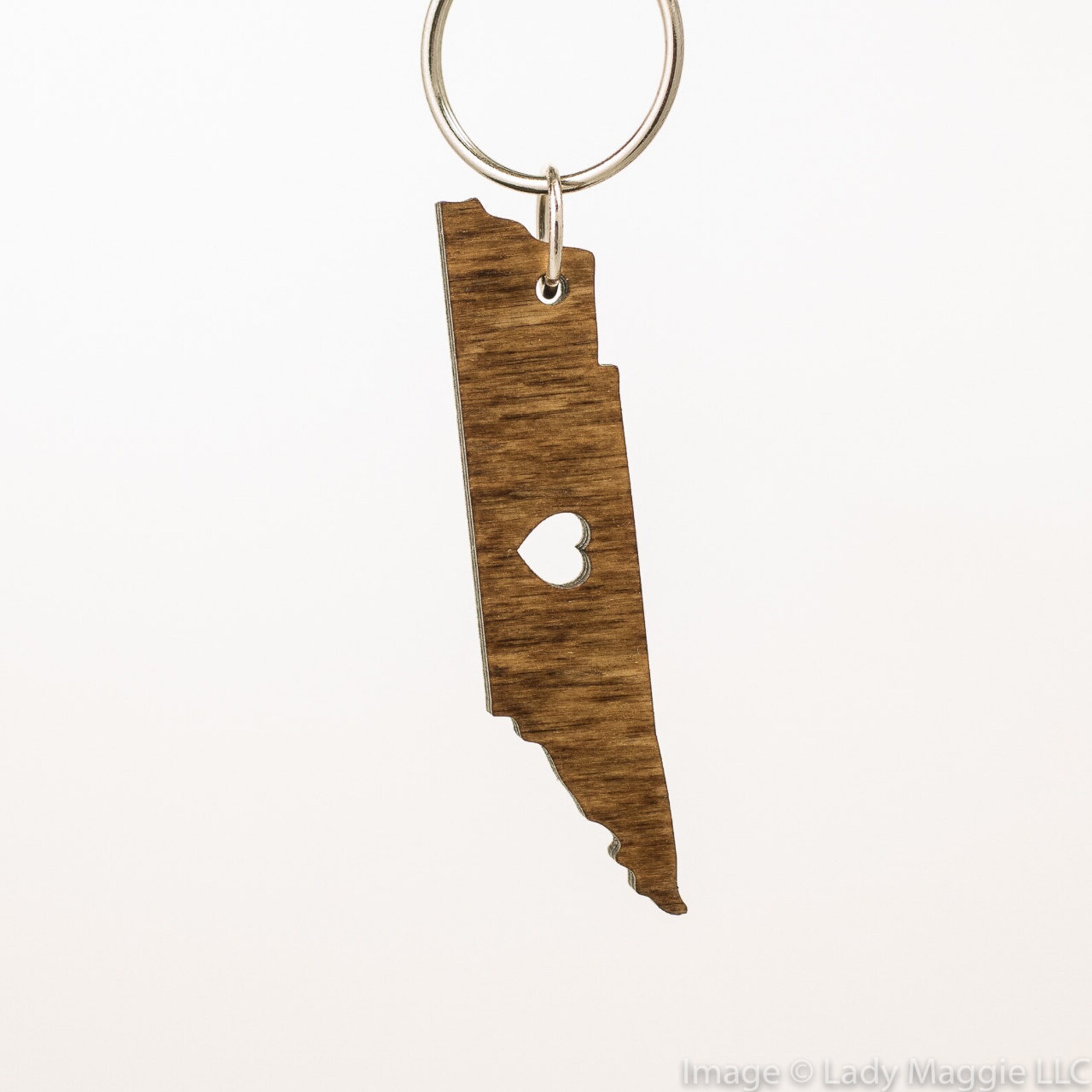 Tennessee Wooden Keychain TN State Keychain Wooden - Etsy