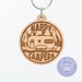 Happy Campers Double Wheel Camper Keychain Camping Trailer Keychain ...