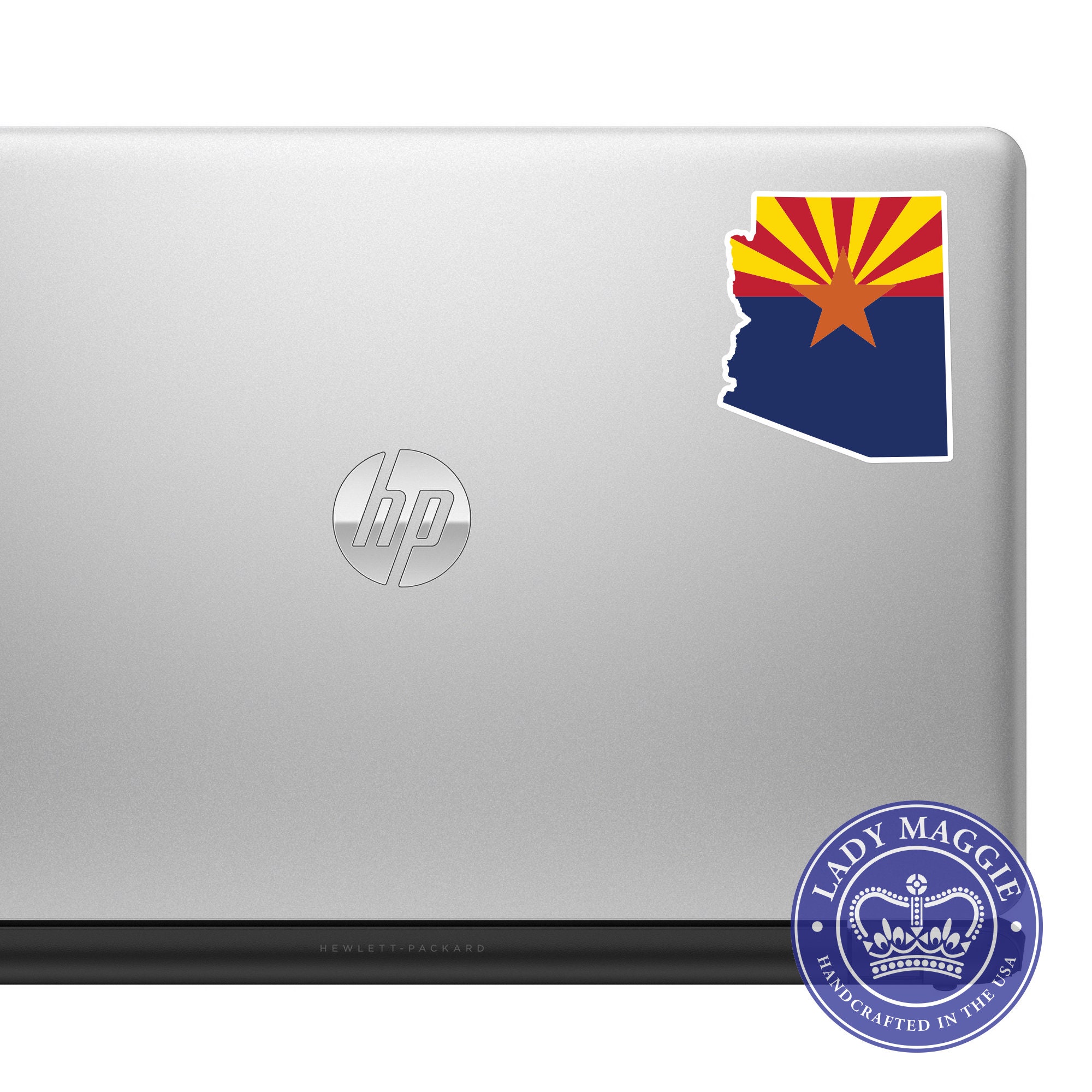 Arizona Decal AZ State Flag Decal Arizona State Bumper - Etsy