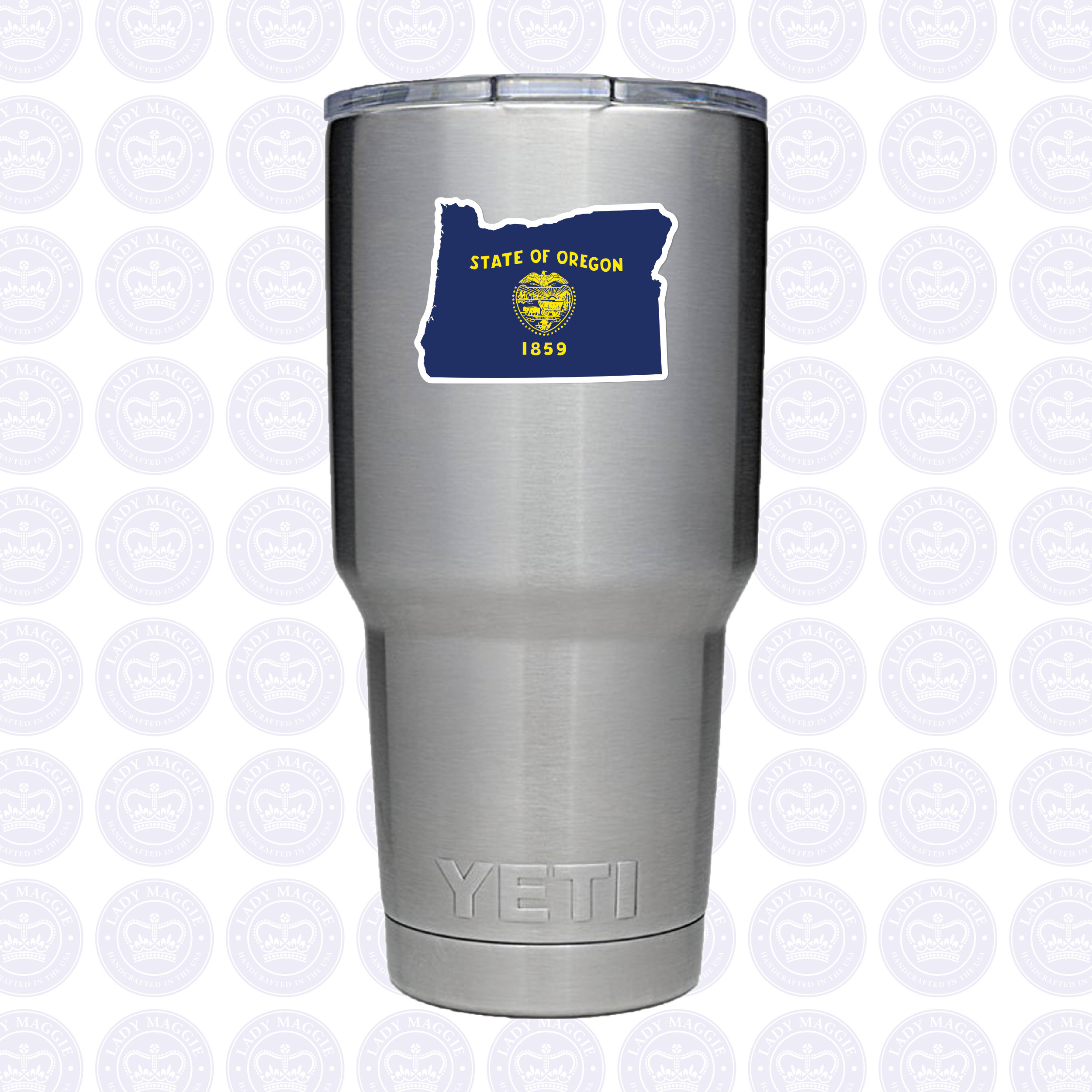 Oregon Decal OR State Flag Decal Oregon State Bumper - Etsy