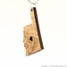 Oklahoma Wooden Keychain OK State Keychain Wooden Oklahoma - Etsy