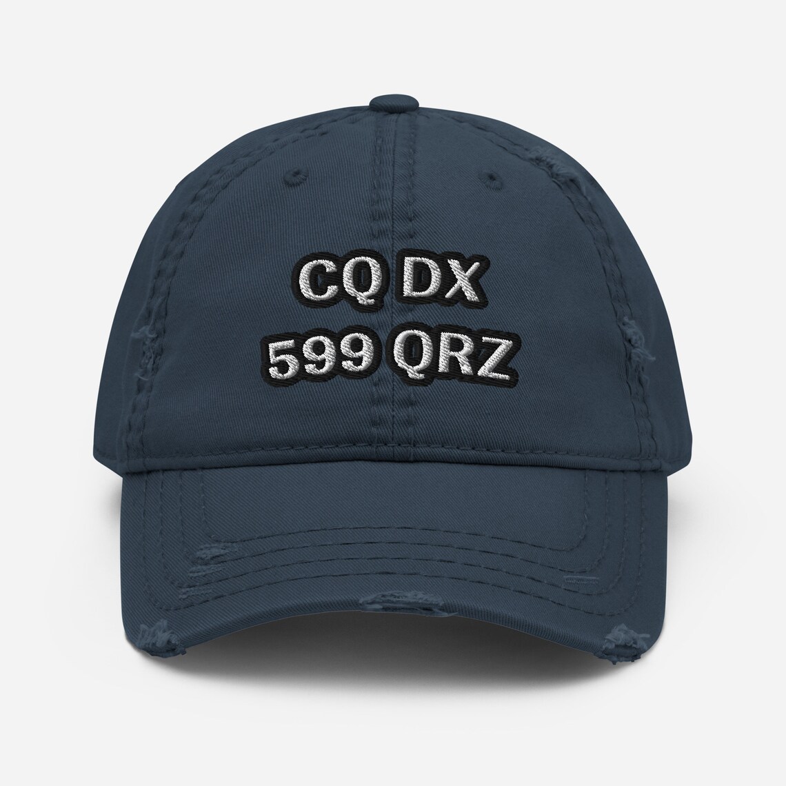 Ham Radio DX Hunters Hat - Ham Radio Embroidered Twill Ball Cap - CQ DX ...