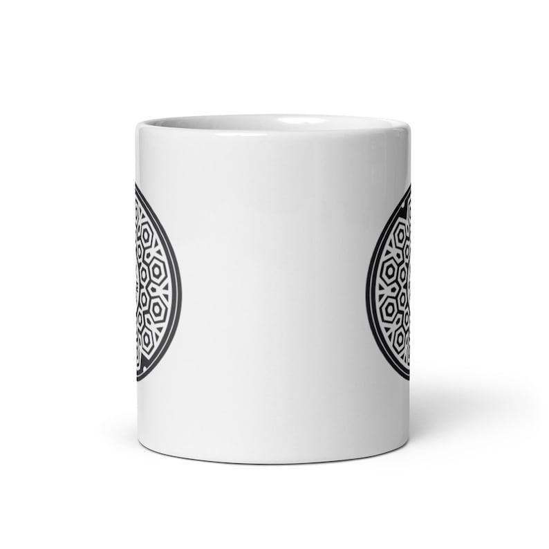 Bell System Manhole Cover Logo Mug | Bell System Mandala Logo Coffee ...
