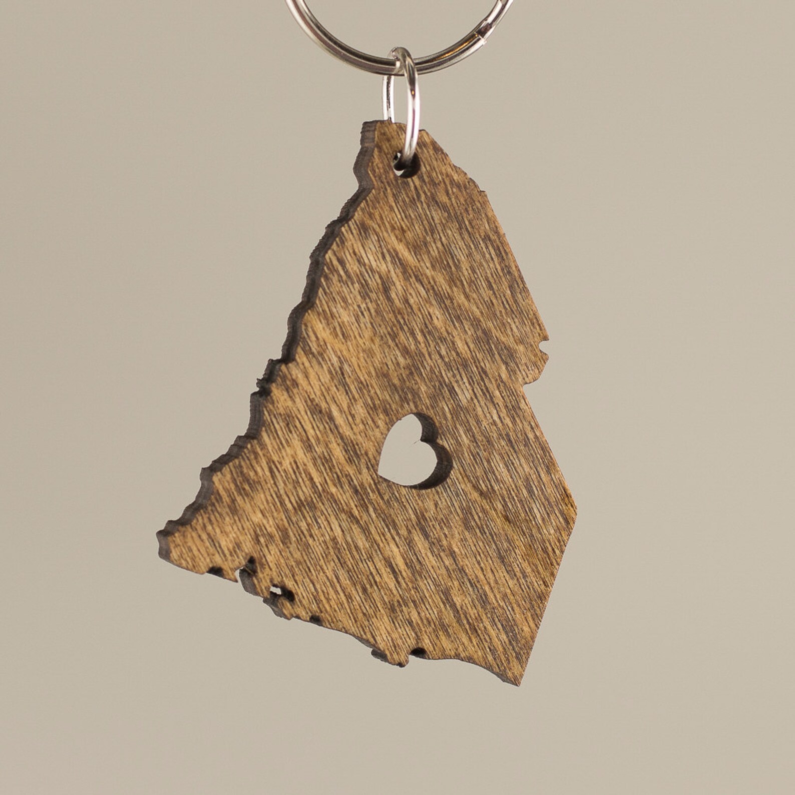 South Carolina Keychain SC State Keychain Wooden South - Etsy