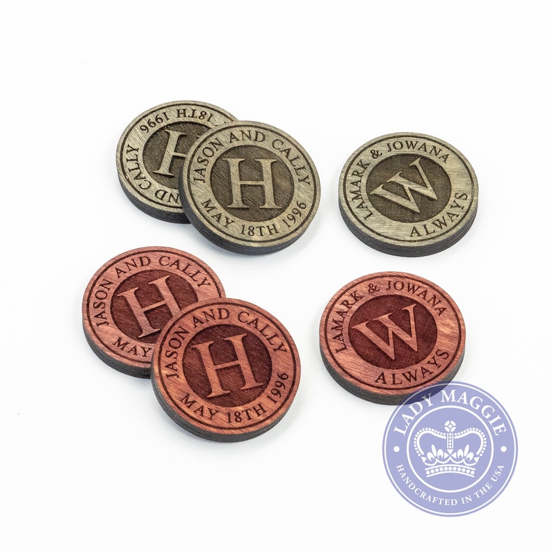 Personalized Checkers Pieces Custom Engraved Checkers | Etsy