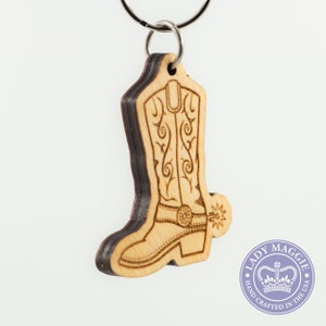 Cowboy Boot Keychain - Boot Keyring - Western Boot Keychain - Cowboy ...