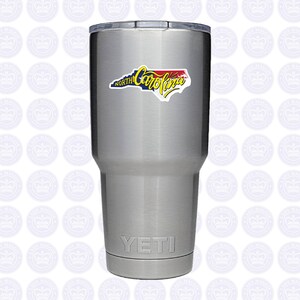 North Carolina Script Decal - NC State Flag Decal - North Carolina ...