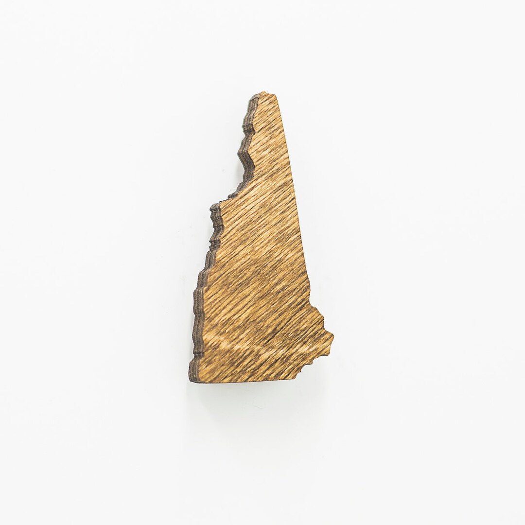 New Hampshire Wooden Magnet NH State Magnet State of New Hampshire ...