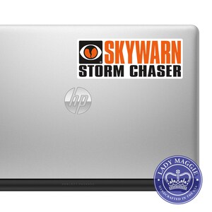 SKYWARN Storm Chaser Decal - NWS SKYWARN Storm Chaser - Skywarn Bumper ...