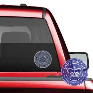 Manhole Logo Bumper Sticker - Mandala Logo Decal - Bell System Manhole ...